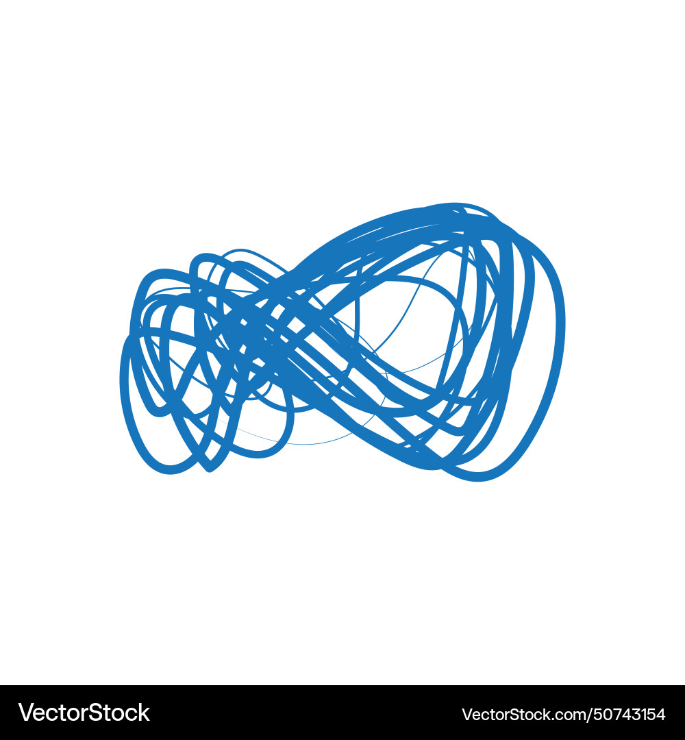 Scrible line art hand draw Royalty Free Vector Image