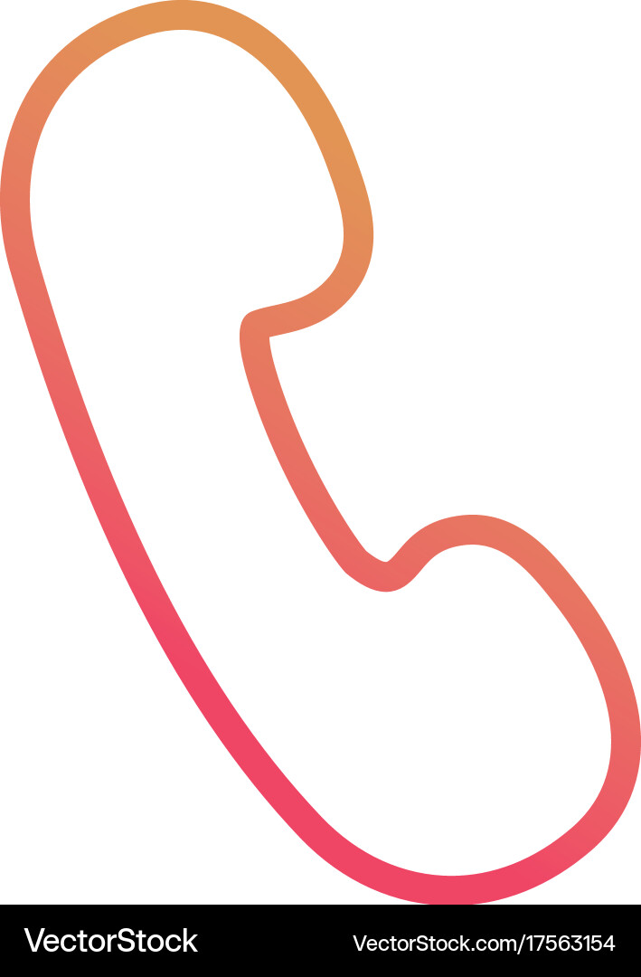 Telefon-Icon-Bild Lizenzfreies Vektorbild - VectorStock