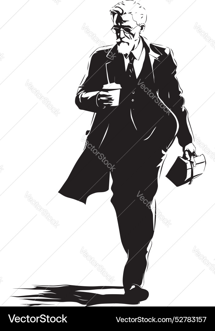 Business venture corporate stride logo design Vector Image
