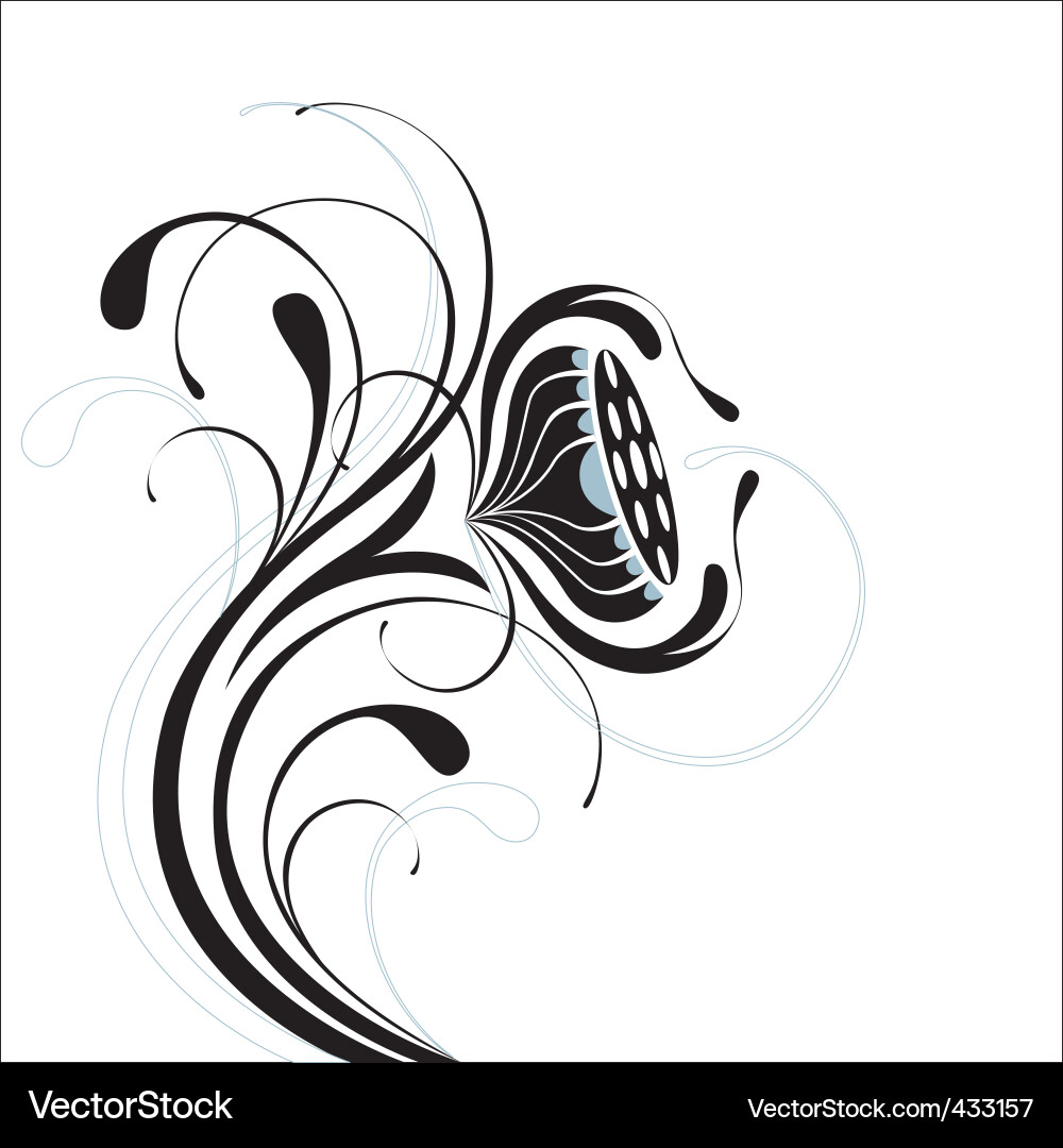 Elegant Swirl Motif (433157) – Royalty-Free Vector | VectorStock