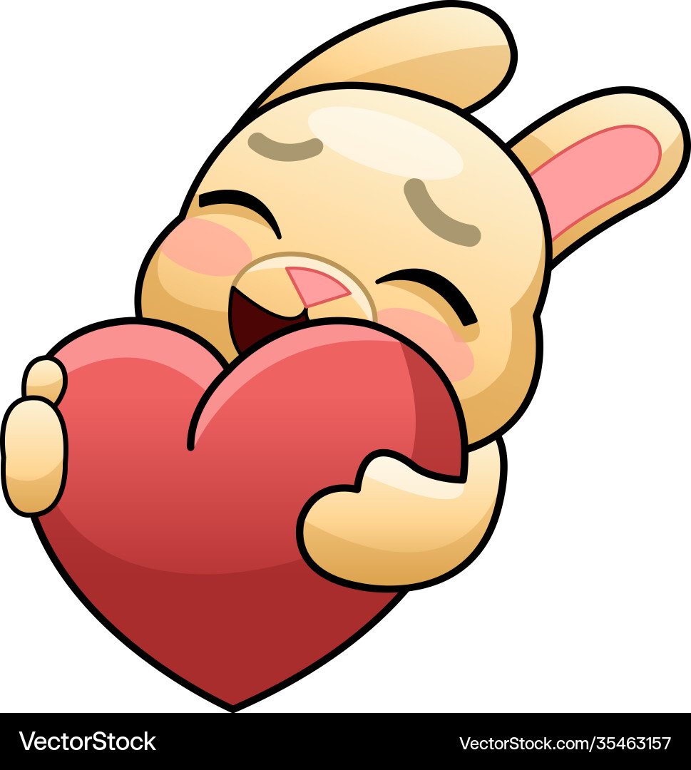 Love bunny Royalty Free Vector Image - VectorStock