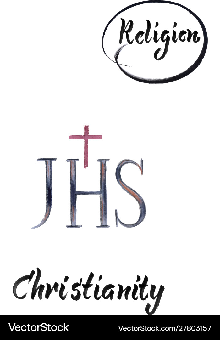 Religious sign-christianity Royalty Free Vector Image