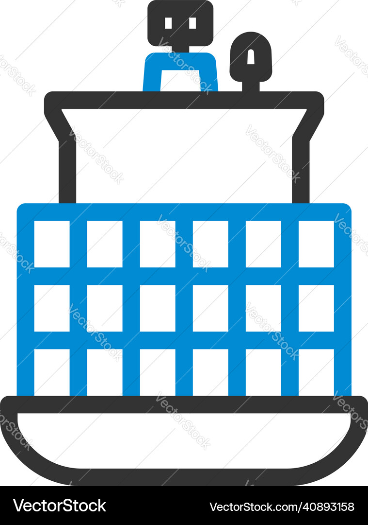 Container ship icon Royalty Free Vector Image - VectorStock