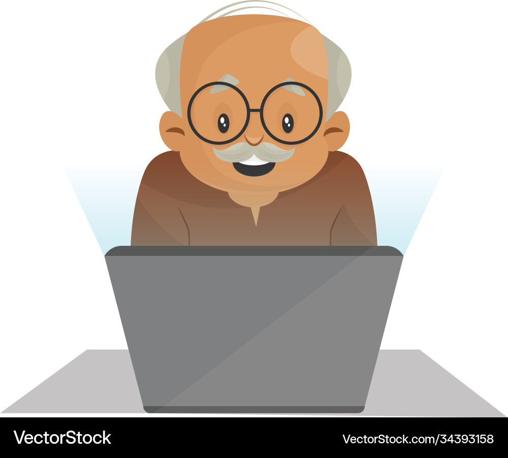 Grandfather Royalty Free Vector Image - VectorStock