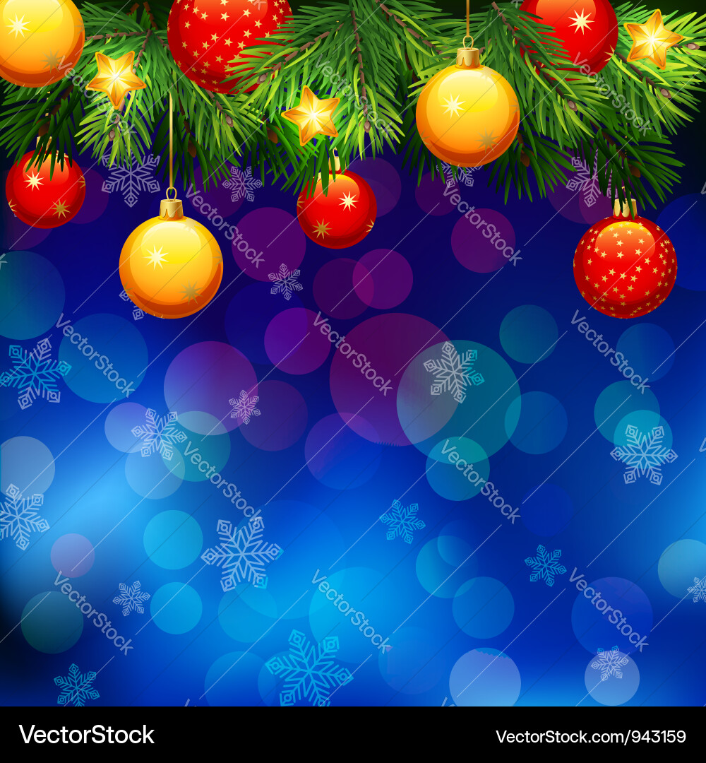 Festive Christmas Background Royalty Free Vector Image