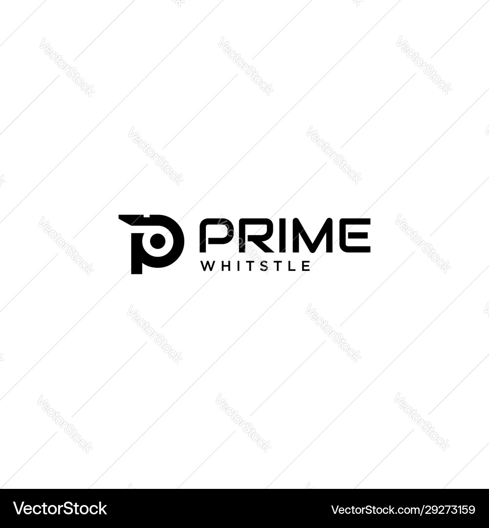 Monogram p Royalty Free Vector Image - VectorStock