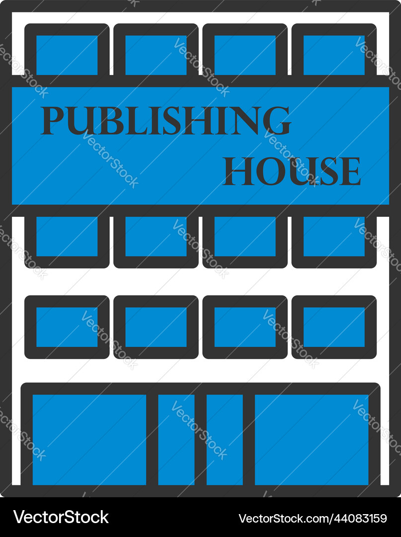 Publishing house icon Royalty Free Vector Image