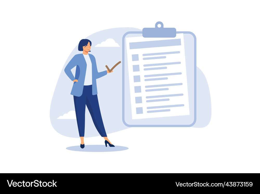 Self assessment evaluate yourself for personal Vector Image