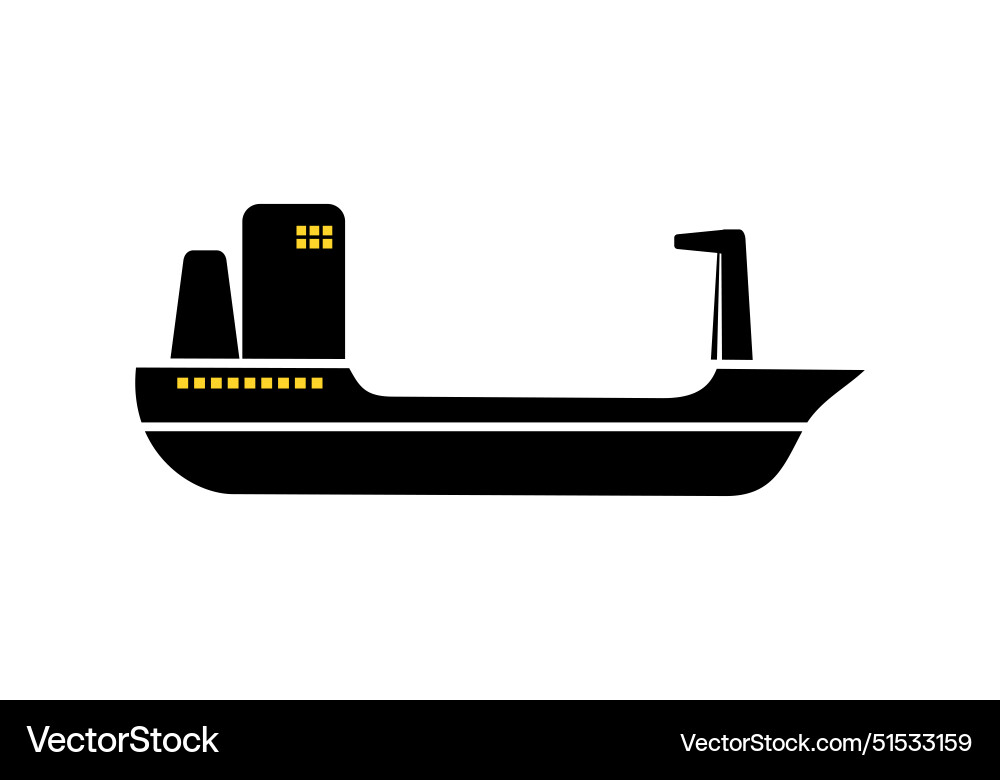 Tanker ship design Royalty Free Vector Image - VectorStock