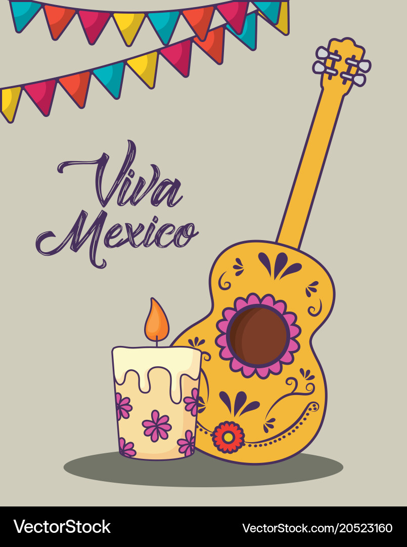 Viva mexico design Royalty Free Vector Image - VectorStock