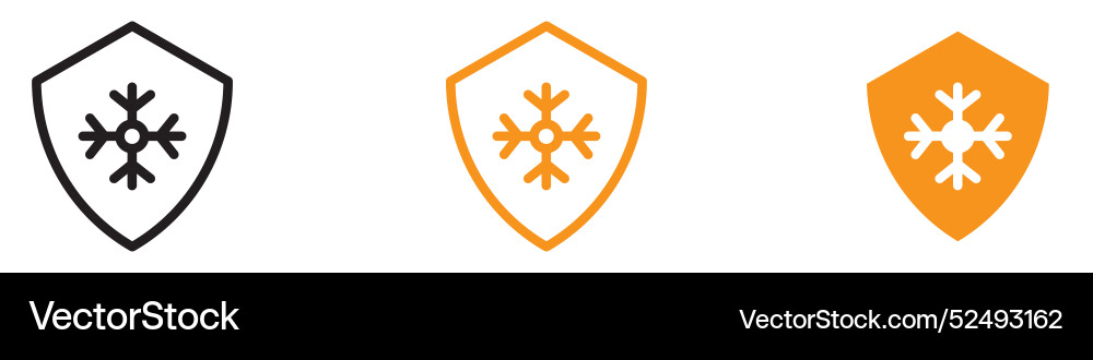 Durable frost resistant icon for gardening Vector Image