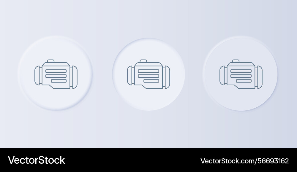 Grey check engine icon isolated Royalty Free Vector Image