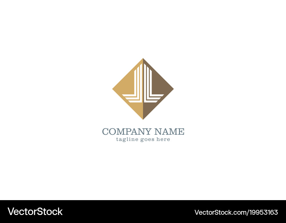 Building company logo Royalty Free Vector Image
