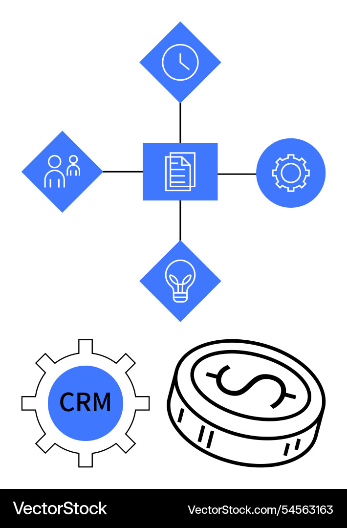 Business-Konzept-Diagramm mit Crim Time Lizenzfreier Vektor Business-Konzept-Diagramm mit Crim Time Lizenzfreier Vektor