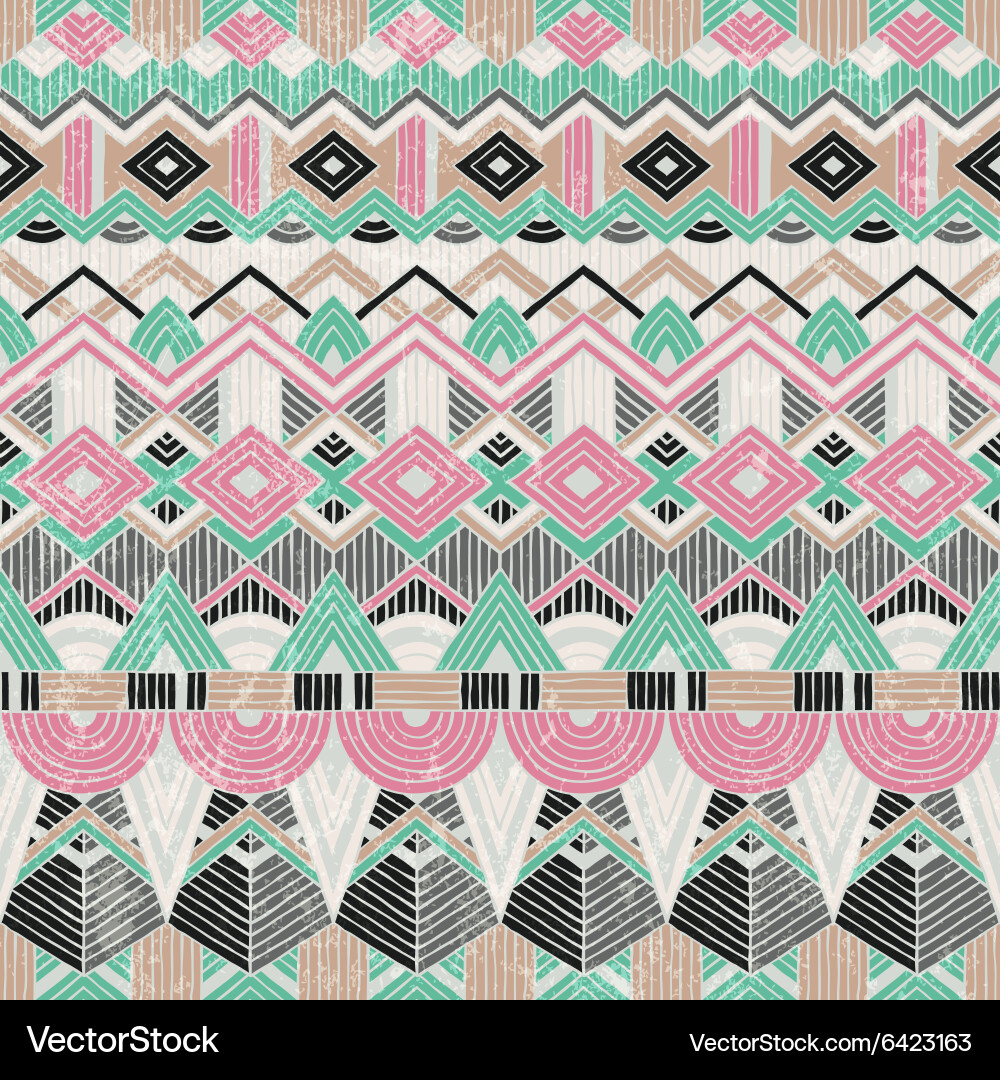Ethnic Geometric Pattern Royalty Free Vector Image