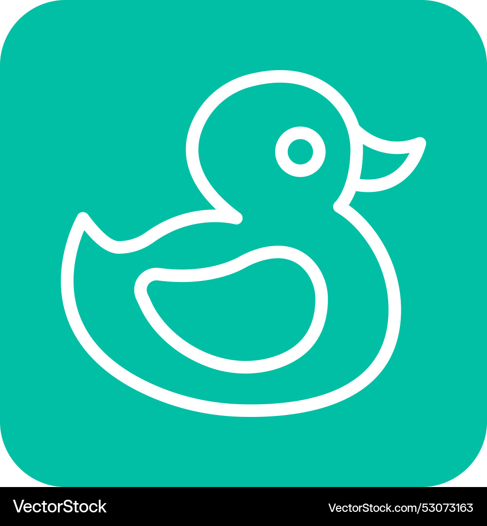 Rubber duck icon design Royalty Free Vector Image