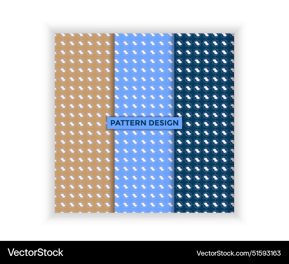 Simple and modern patterns design template Vector Image