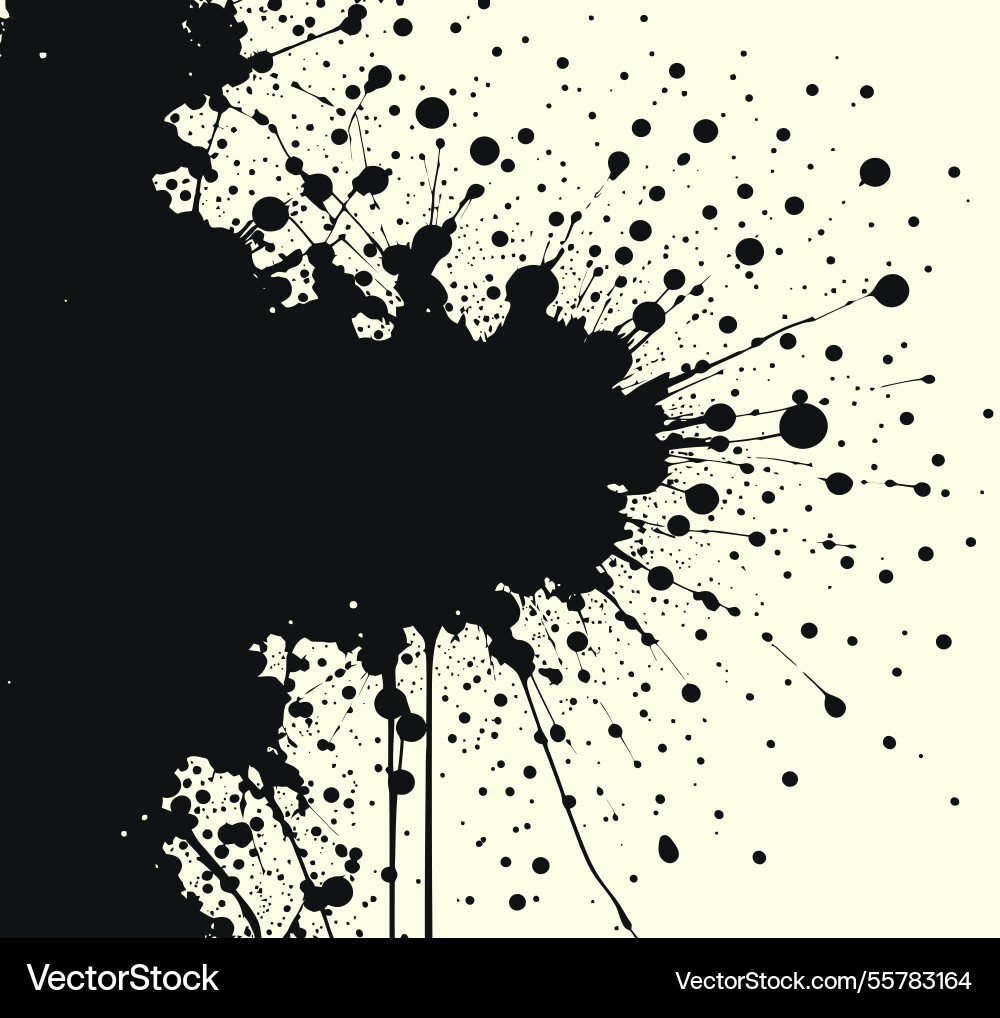 Abstract ink explosion artwork Royalty Free Vector Image
