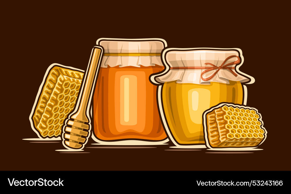 For honey Royalty Free Vector Image - VectorStock