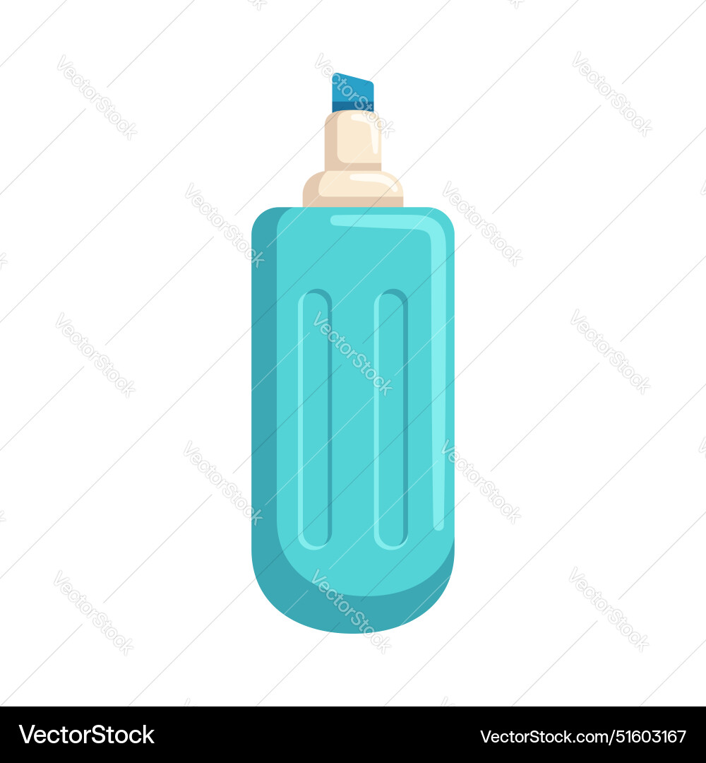 Cute kawaii marker pen or highlighter school Vector Image