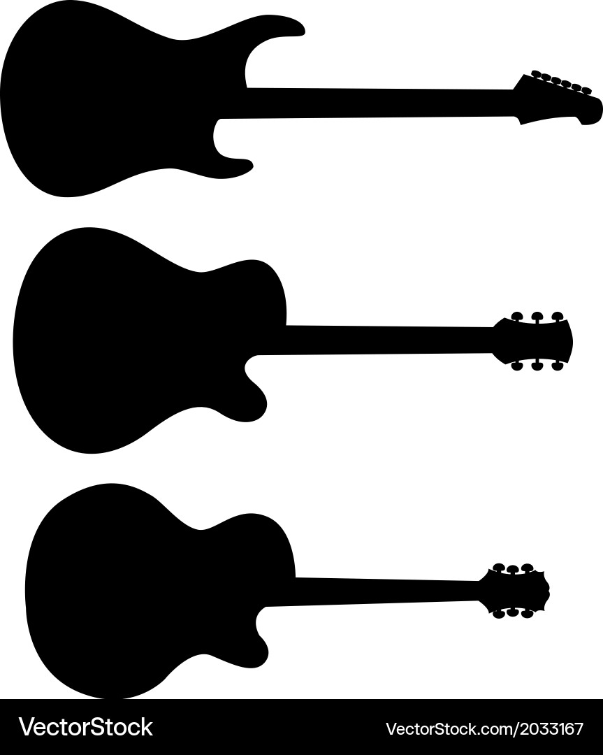 Guitar Royalty Free Vector Image - VectorStock
