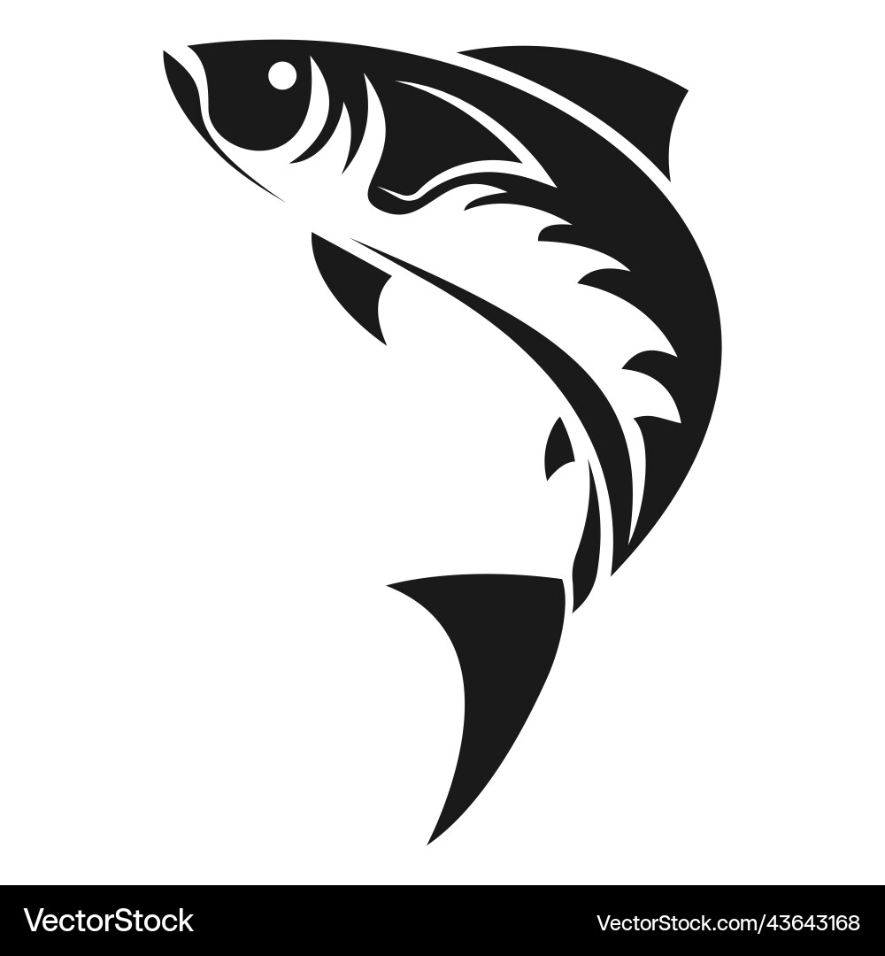 Seafood Fish Logo - Restaurant & Shop Vector Image