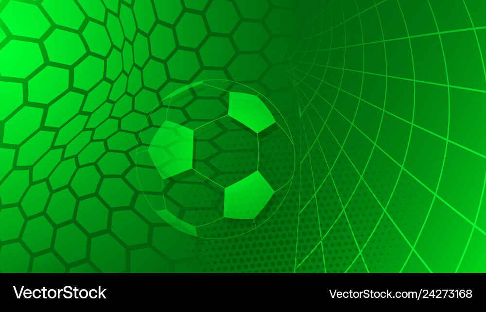 Soccer background in green colors Royalty Free Vector Image