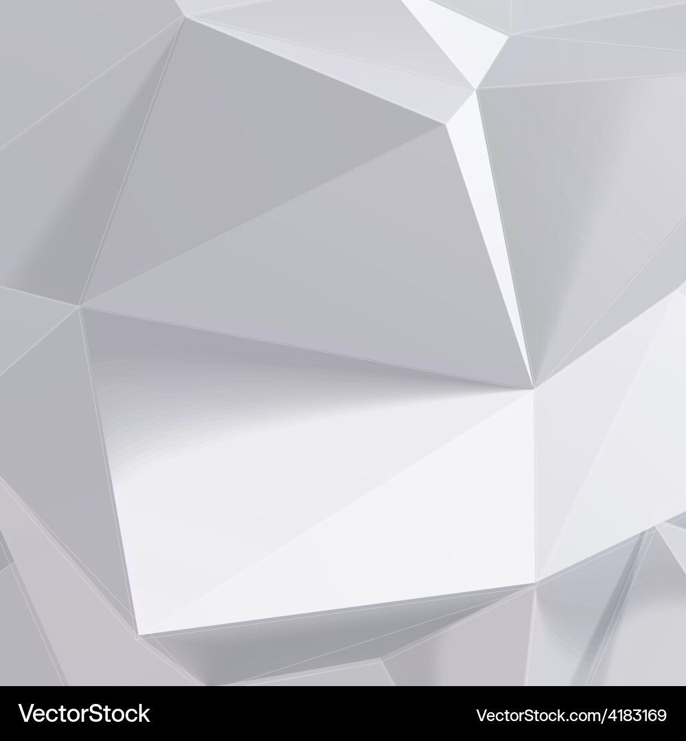 Abstract Low Poly Shape Royalty Free Vector Image