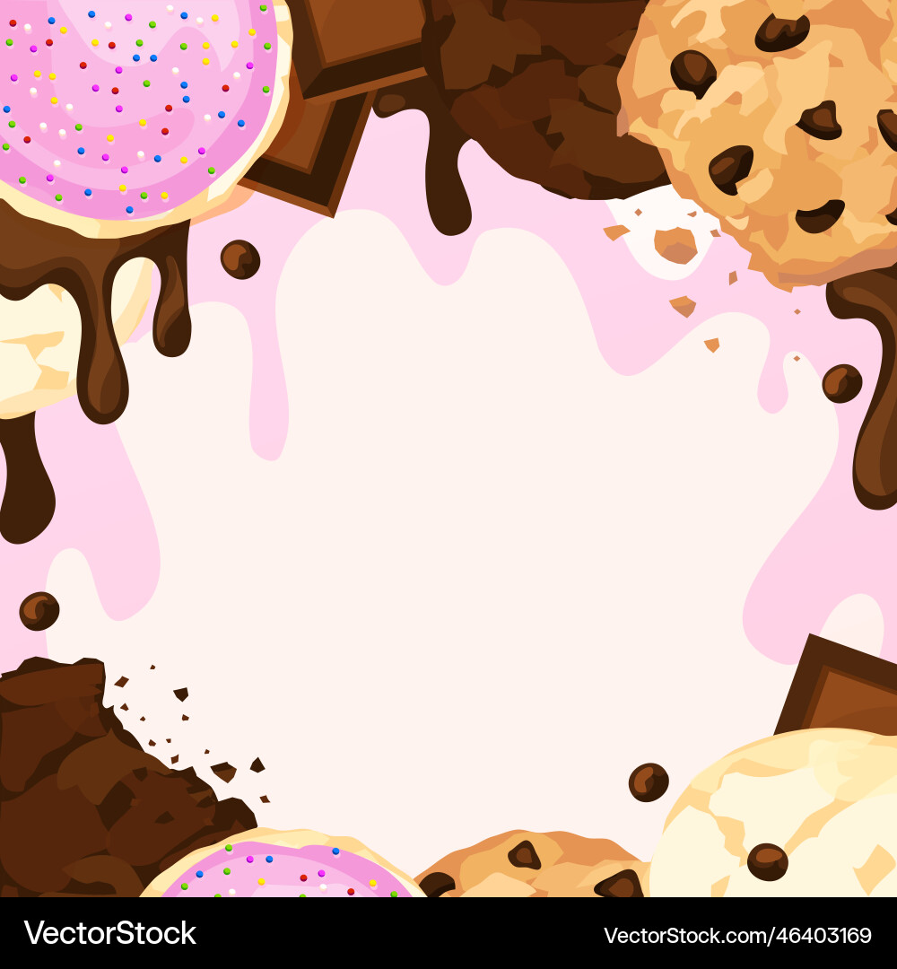 Various isolated cookies Royalty Free Vector Image