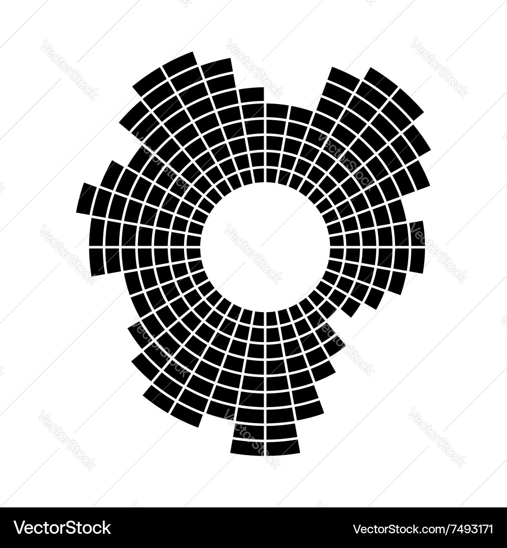 Audio Waveform Spectrum Royalty Free Vector Image