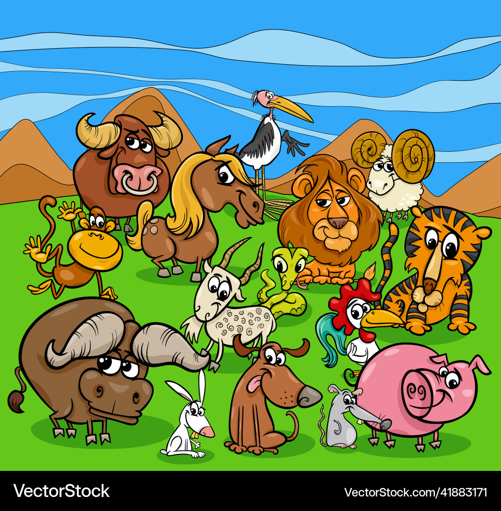 Animals Laughing Together