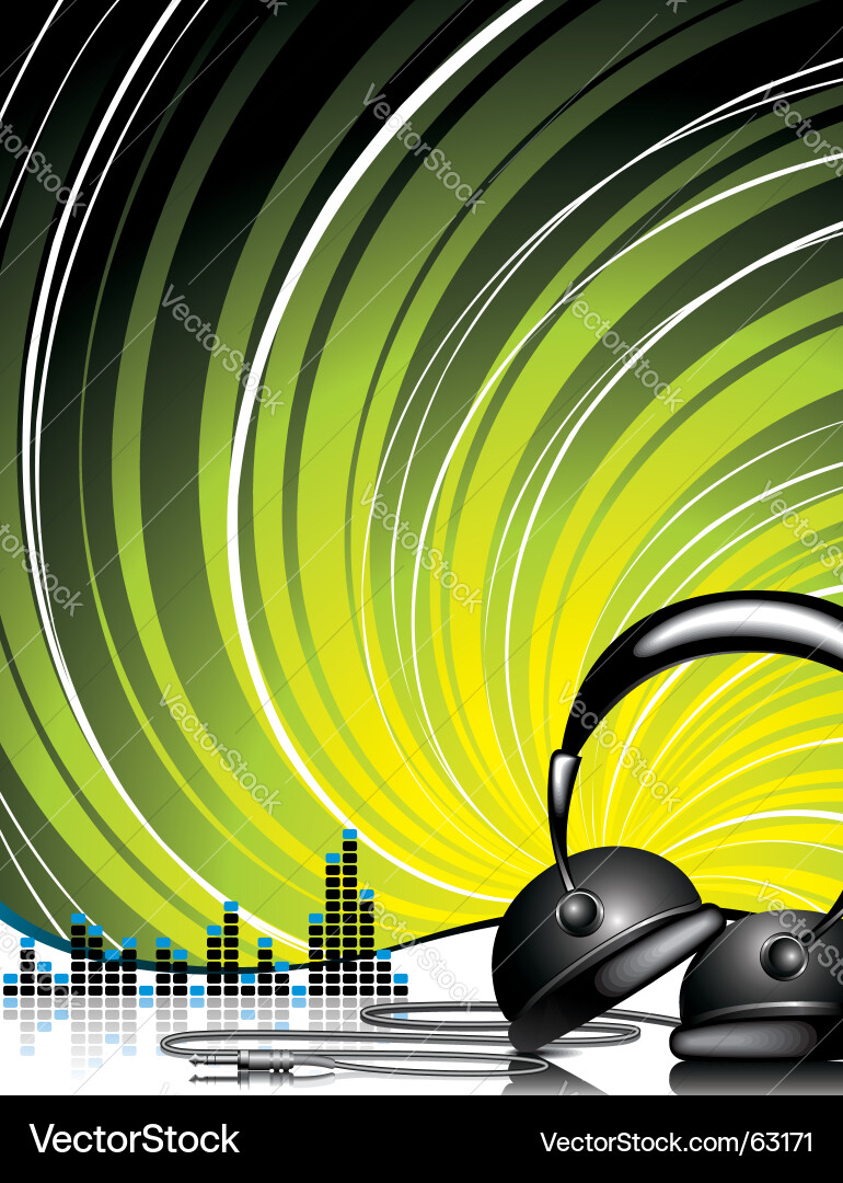 Headphone Royalty Free Vector Image - VectorStock