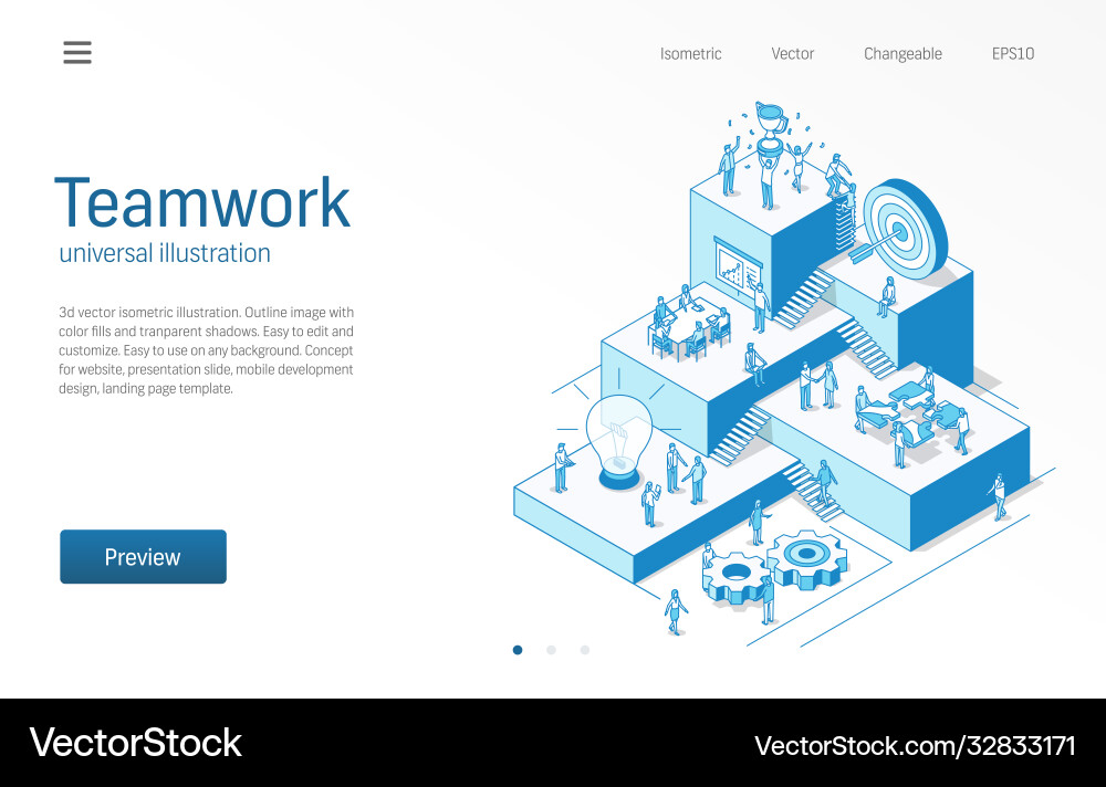 Teamwork business people office work team Vector Image