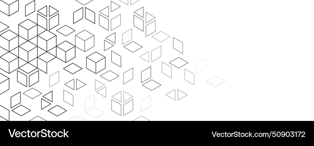 Abstract minimalistic lines pattern with Vector Image