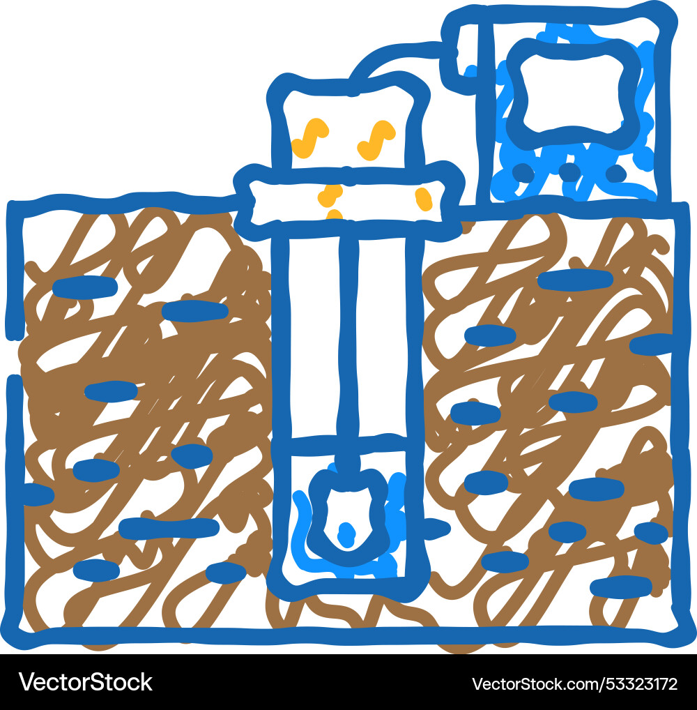 Groundwater sampling hydrogeologist icon doodle Vector Image Groundwater sampling hydrogeologist icon doodle Vector Image