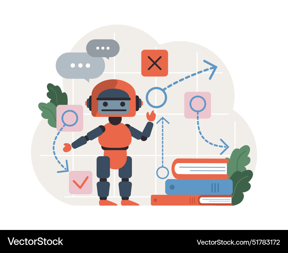 Progress work optimization and efficiency Vector Image