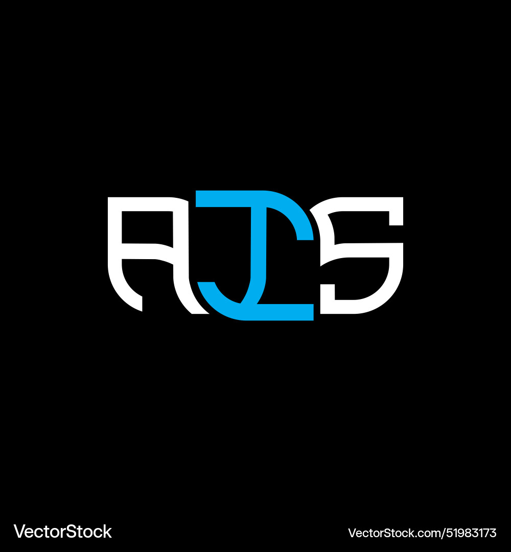 Ais logo design simple and modern Royalty Free Vector Image