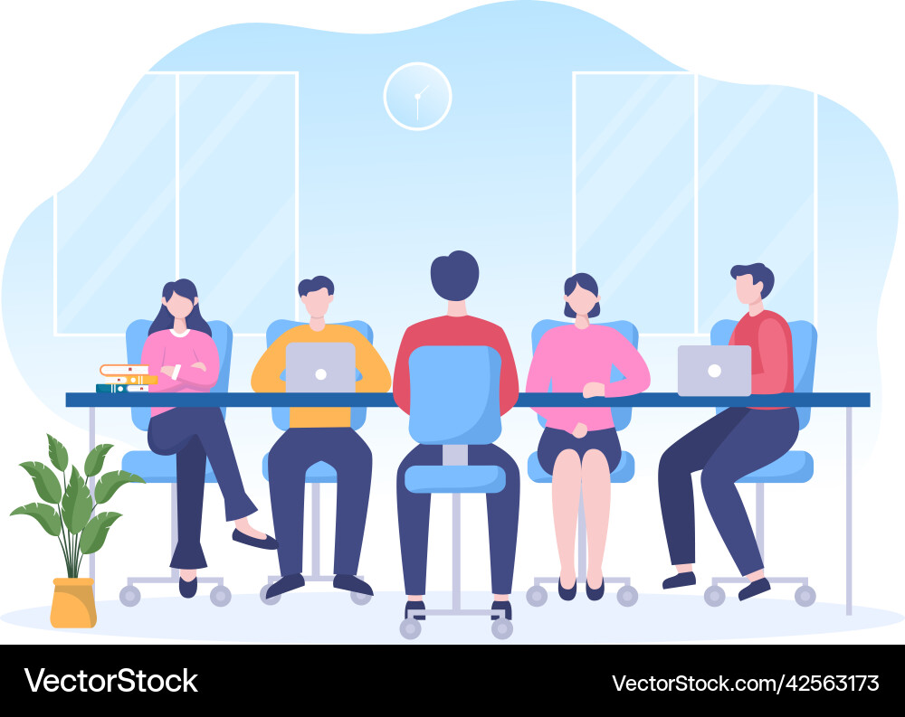 Ceo or chief executive officer cartoon Royalty Free Vector