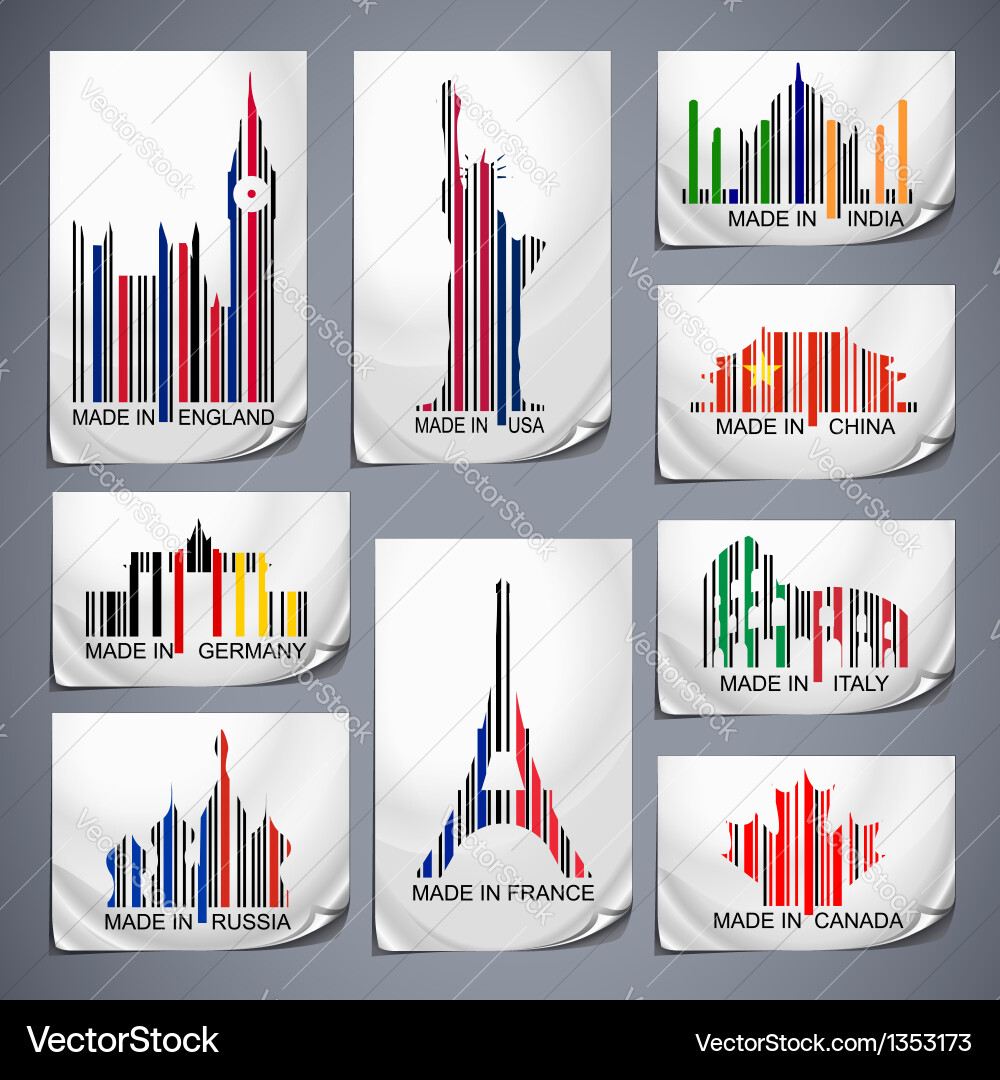 Italy Barcode Vector Images (57)