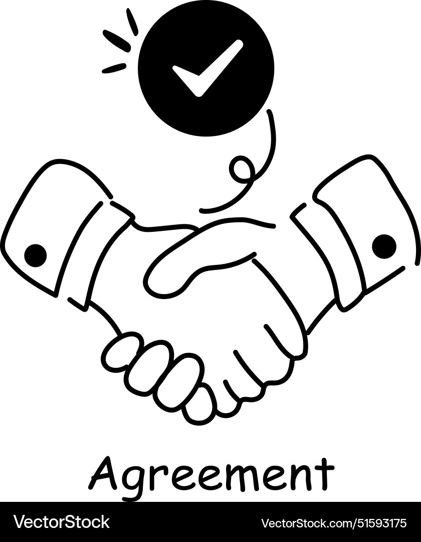 Agreement Royalty Free Vector Image - VectorStock