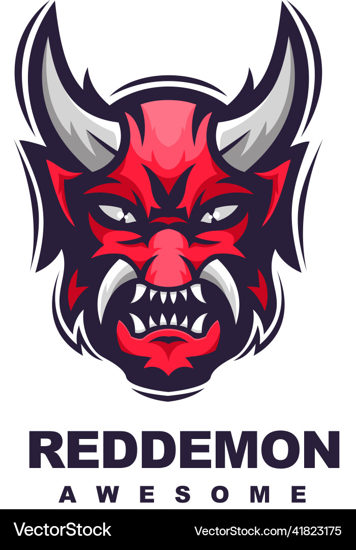 Devil logo Royalty Free Vector Image - VectorStock