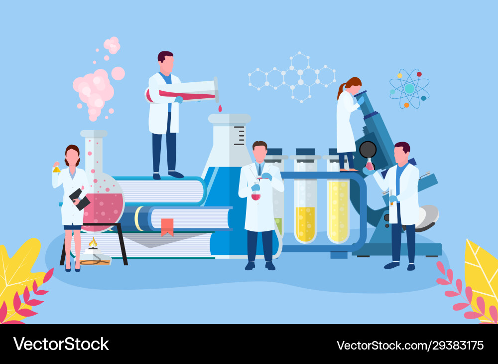Medical Laboratory Research Royalty Free Vector Image