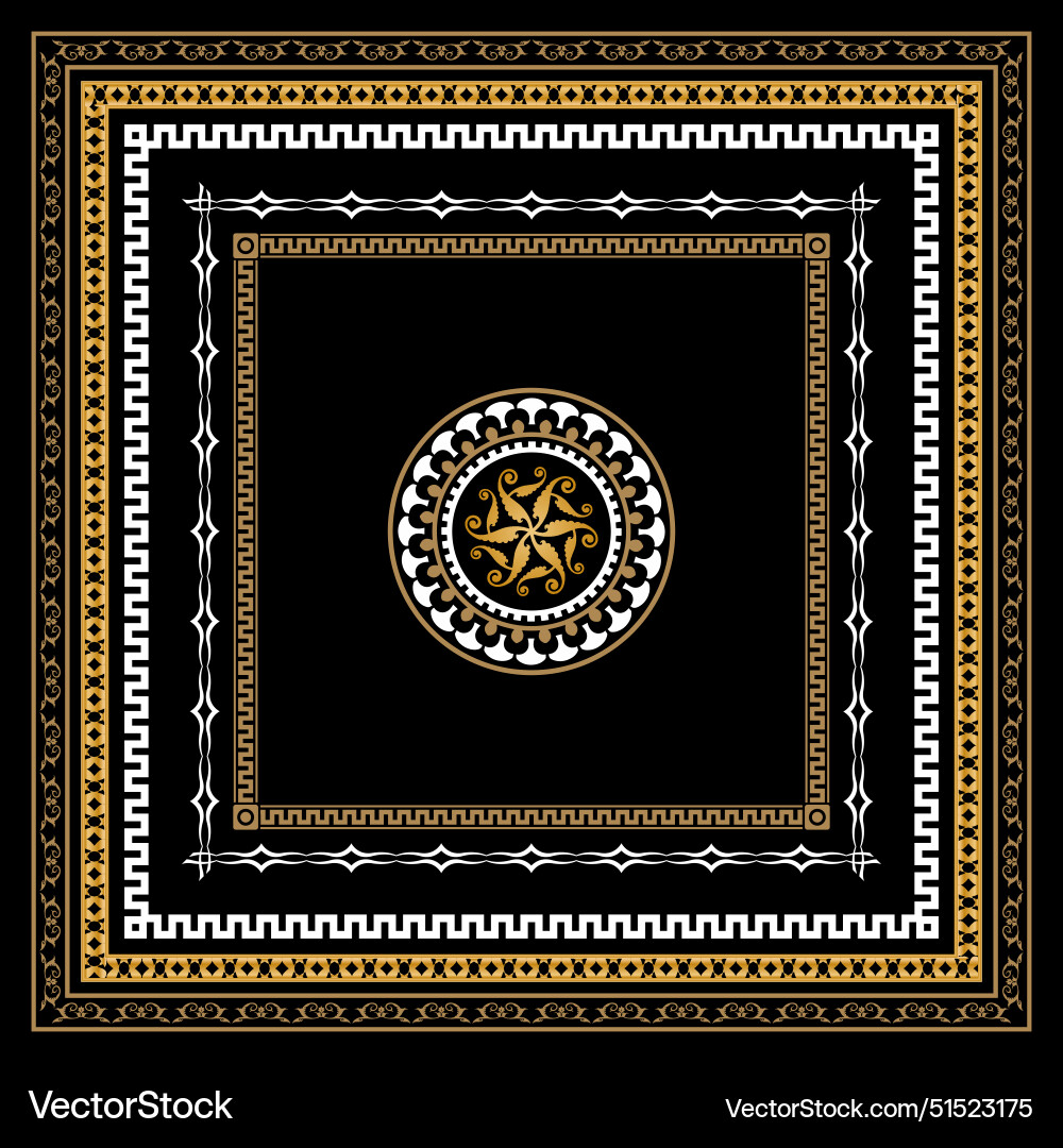 Seamless pattern decorated with precious stones Vector Image