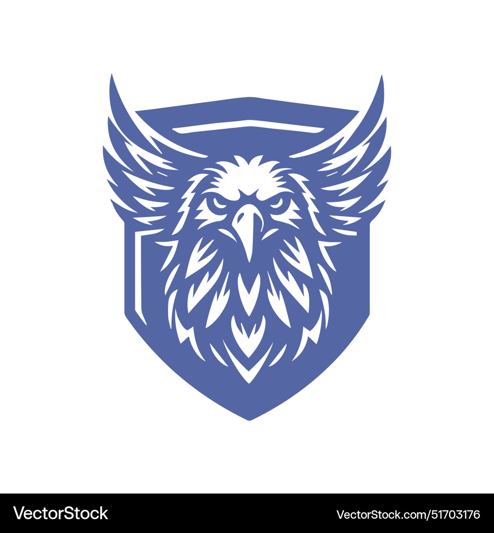 Eagle shield logo Royalty Free Vector Image - VectorStock