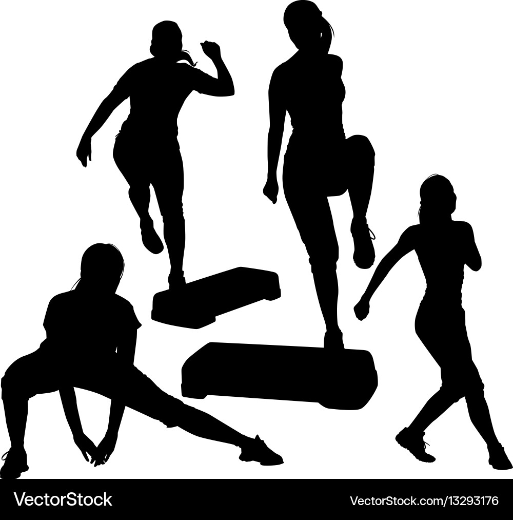 Girl doing gymnastics Royalty Free Vector Image