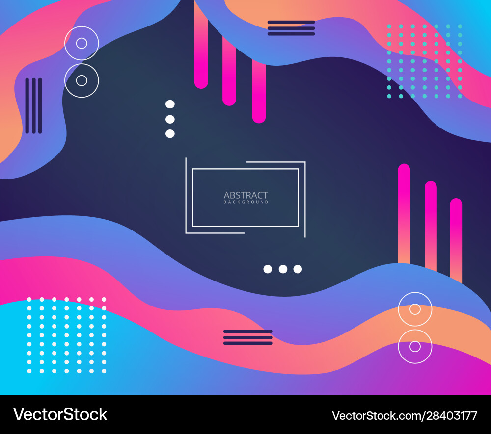 Abstract geometric colorful background design Vector Image