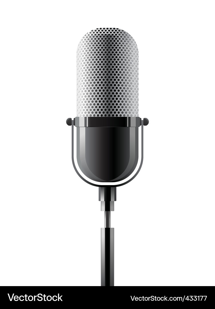 Microphone Royalty Free Vector Image - VectorStock