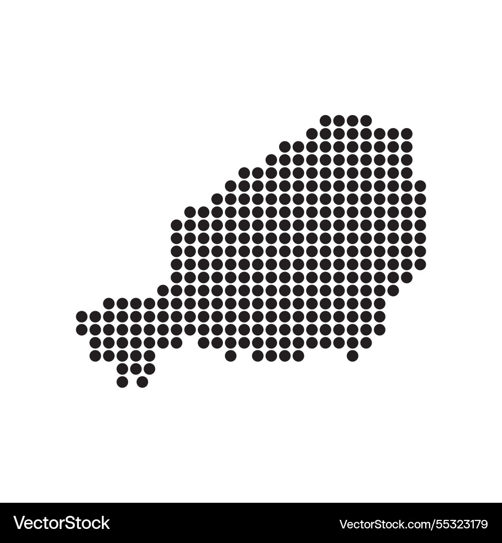 Niger map icon Royalty Free Vector Image - VectorStock