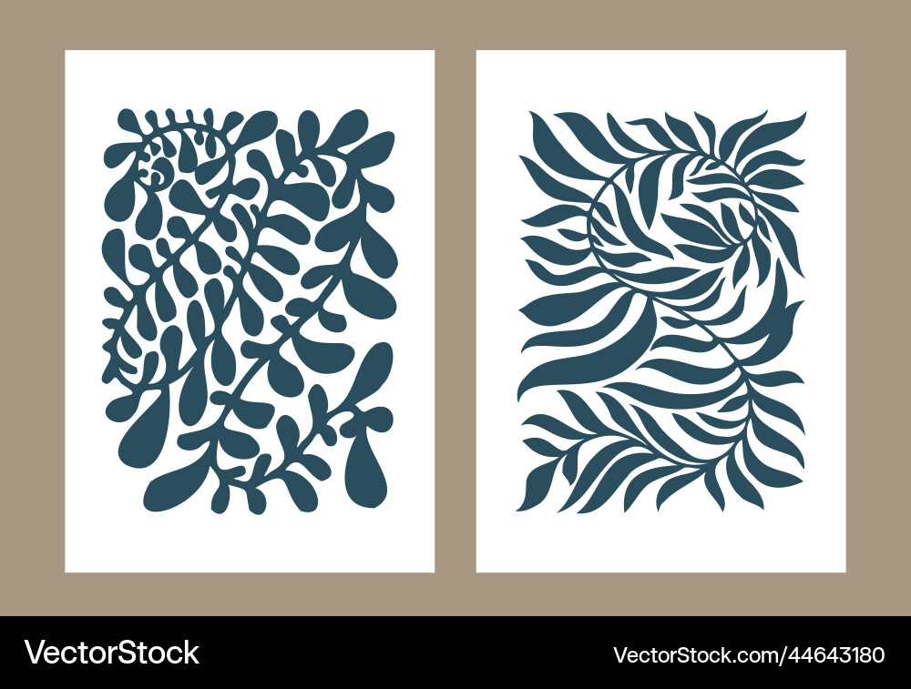 Abstract hand drawn prints floral pattern motif Vector Image