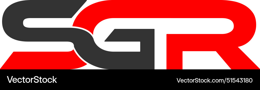 Grs logo design icon sg rs Royalty Free Vector Image